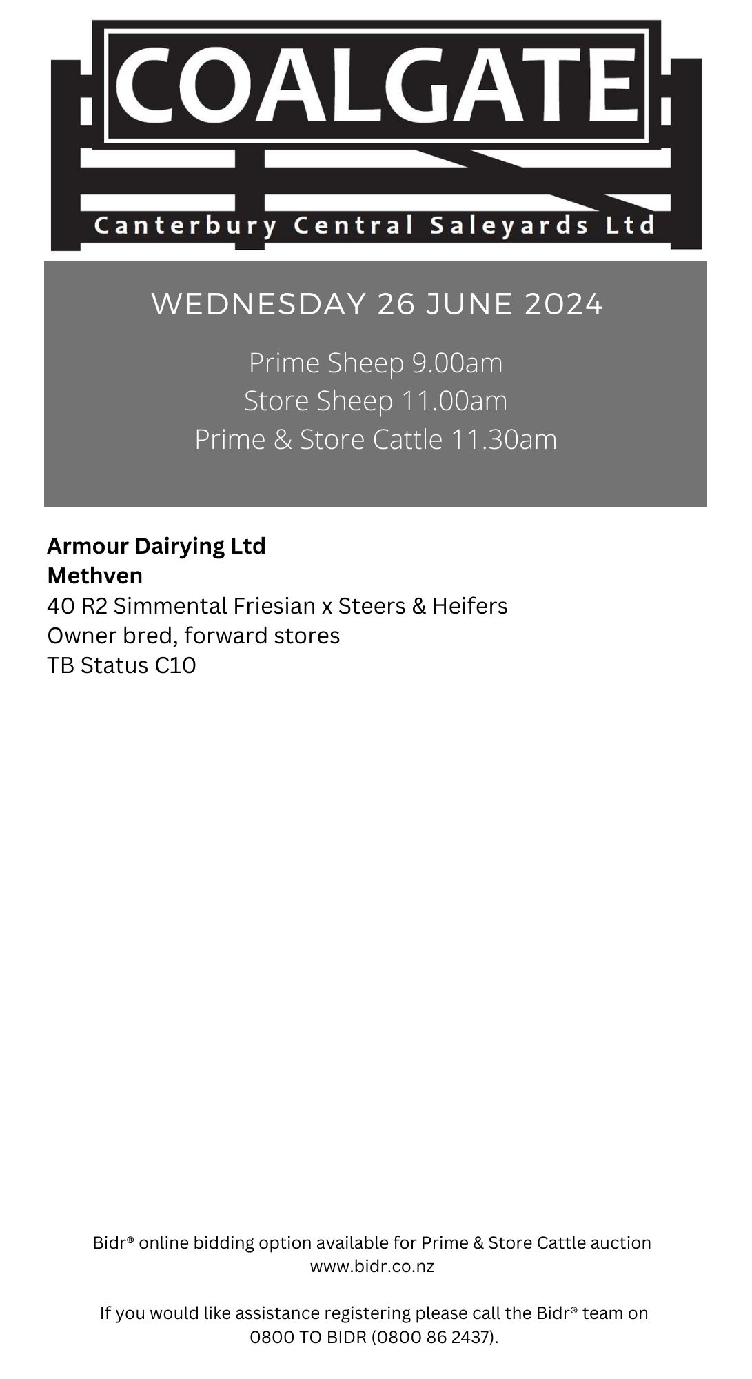 Canterbury Central Sale Yards Ltd