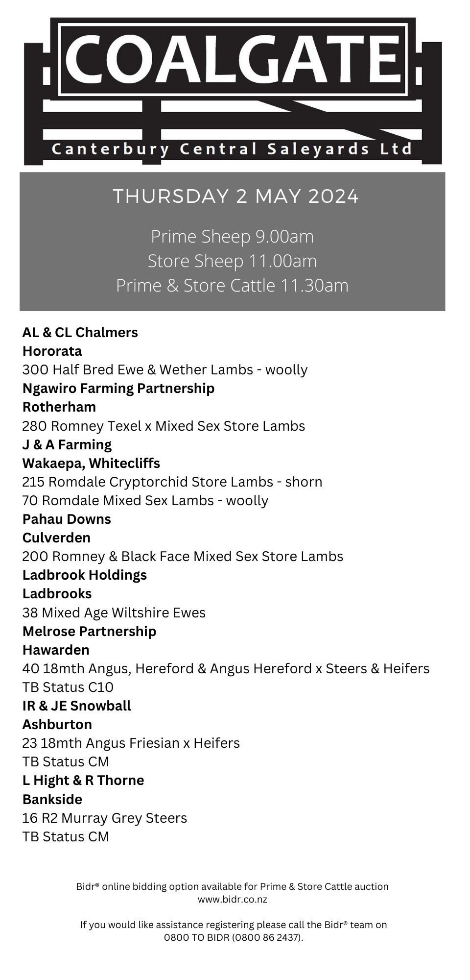 Canterbury Central Sale Yards Ltd